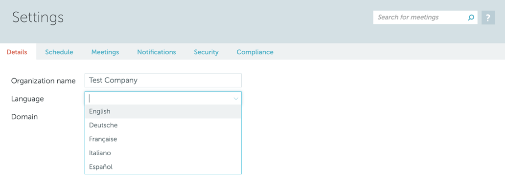 Multi-language user interfaces